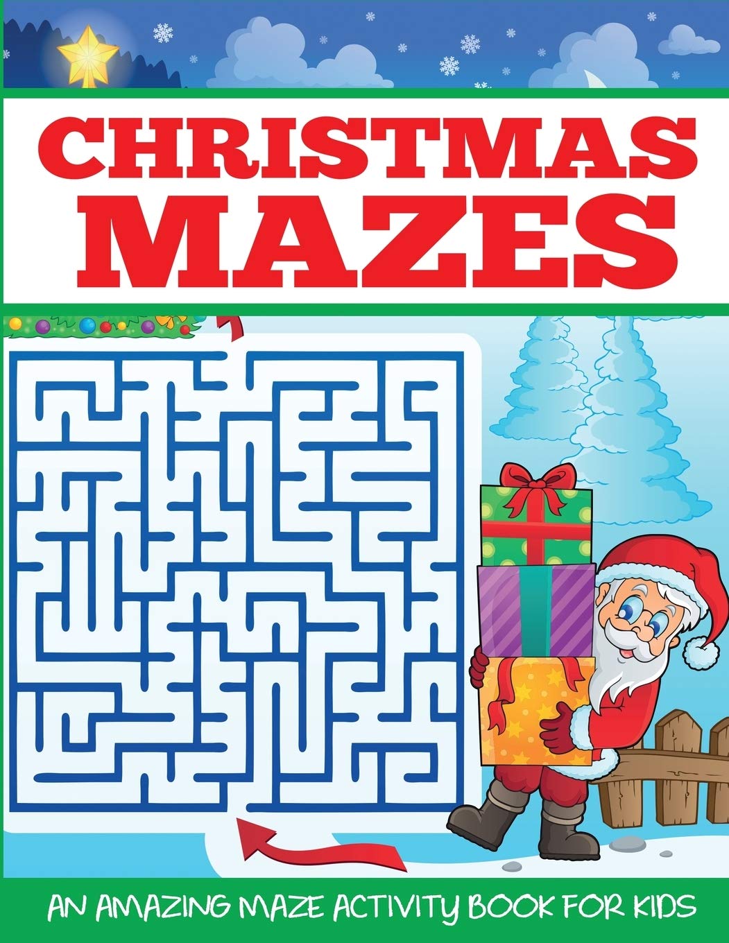 Christmas Mazes (Maze Book for Kids)