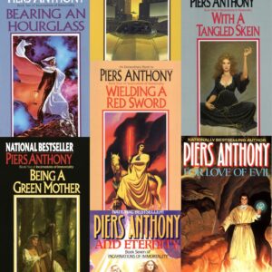 Incarnations of Immortality Set (Books 1-7) 1983-1990; On a Pale Horse, Bearing an Hourglass, With a Tangled Skein, Weilding a Red Sword, Being a Green Mother, For Love of Evil, & And Eternity