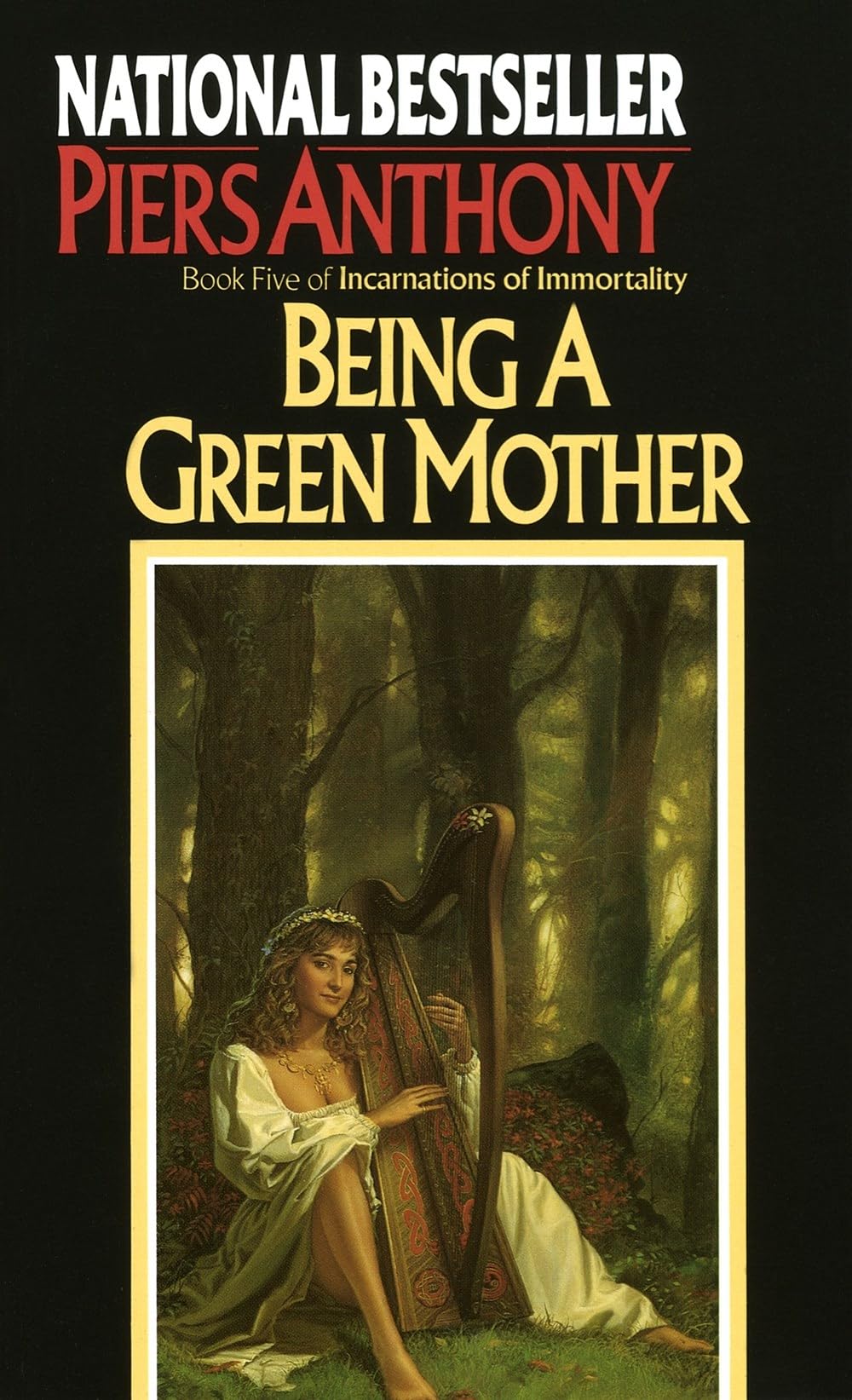 Incarnations of Immortality Set (Books 1-7) 1983-1990; On a Pale Horse, Bearing an Hourglass, With a Tangled Skein, Weilding a Red Sword, Being a Green Mother, For Love of Evil, & And Eternity