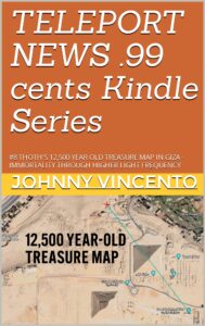 teleport news .99 cents kindle series: #8 thoth's 12,500 year old treasure map in giza - immortality through higher light frequency