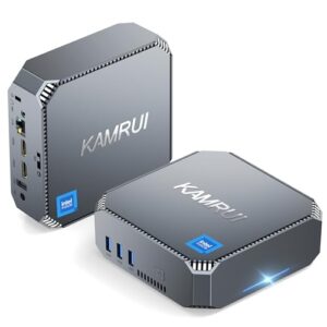 kamrui ak2 plus n100 mini pc with windows 11, 16gb ddr4 ram 512gb ssd mini desktop computers, supports dual 4k displays for home school office