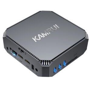 kamrui ak2 plus mini pc, n100 mini pc windows 11, intel 12th alder lake n100(up to 3.4ghz), mini computers 16gb ram 512gb ssd, mini desktop computer 4k/wifi/bt4.2, micro pc tower ethernet for office