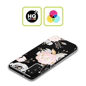 Head Case Designs Officially Licensed Nature Magick Sparkle Watercolor Pink Floral Rose Gold Glitter Night Roses Soft Gel Case Compatible with Galaxy Note20 Ultra / 5G