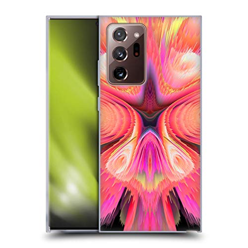 Head Case Designs Officially Licensed Haroulita Pink Glitch Flower Assorted Designs 3 Soft Gel Case Compatible with Galaxy Note20 Ultra / 5G