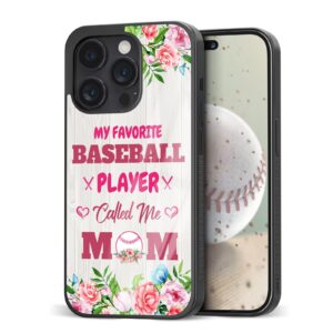 eomnniofoy baseball mom phone cases for samsung galaxy note8 note9 note10 note20 ultra plus z filp3 4 | iphone moto pixel, pink aesthetic floral quotes design non-slip silicone cover for mother