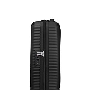 American Tourister Unisex Adult's S 41 L, Black (Bass Black), Small (55 cm-41 Litre)