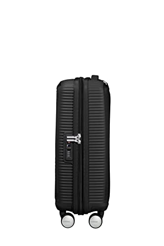 American Tourister Unisex Adult's S 41 L, Black (Bass Black), Small (55 cm-41 Litre)