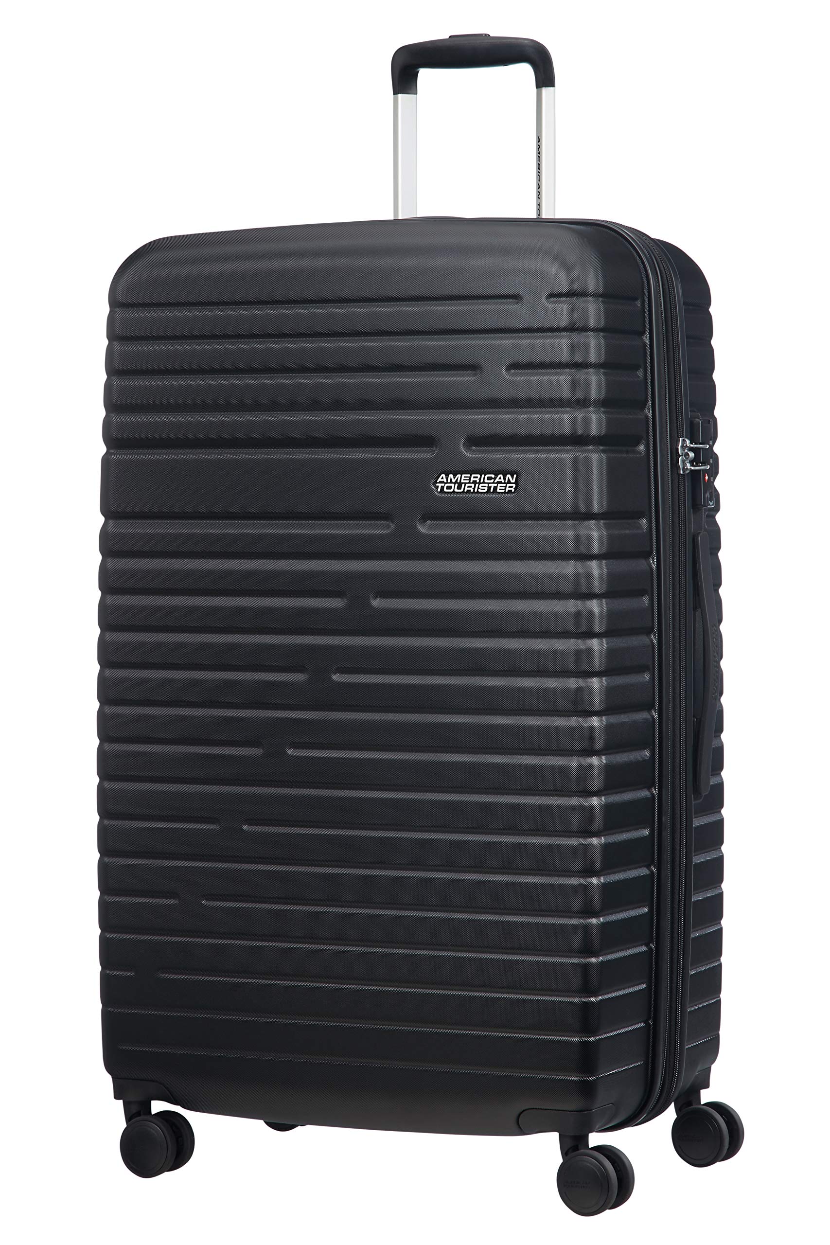 American Tourister Spinner 79 Expandable, Jet Black (Black), Large