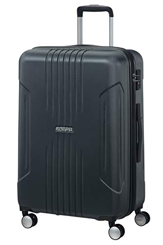 AMERICAN TOURISTER Unisex_Adult Suitcase, Black (Dark Slate), M (67 cm-82 L)