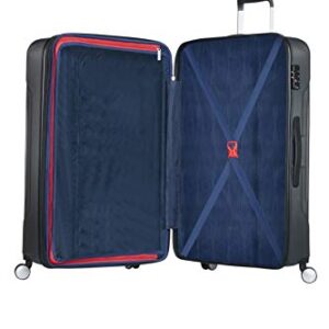 AMERICAN TOURISTER Unisex_Adult Suitcase, Black (Dark Slate), M (67 cm-82 L)