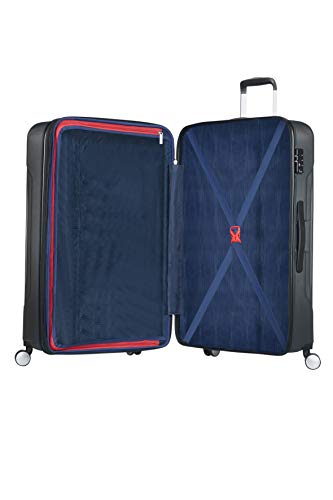 AMERICAN TOURISTER Unisex_Adult Suitcase, Black (Dark Slate), M (67 cm-82 L)