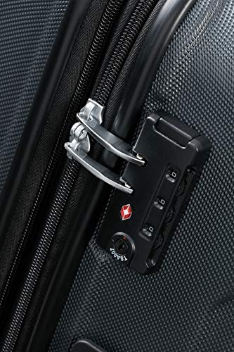 American tourister Suitcase, Black (Dark Slate), L (78 cm-120 L)