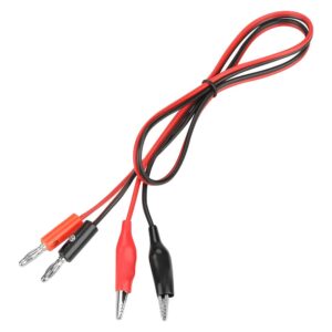 banana clip test multimeter banana plug clip test probe output cable line 30v 5a for adjustable dc regulated power test cables set