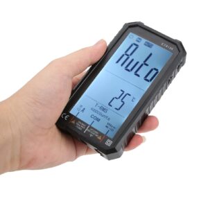 ET8134 Digital Multimeter Multi Function Voltage Current Meter 10A 600V LCD Display Automatic Multimeter with Alarm Function