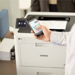 Brother HL-L8360CDW Wireless Single-Function Color Laser Printer - Print Only - USB, Ethernet, WiFi, NFC Connectivity, 2.7" Touchscreen LCD, 31 ppm, 600 x 2400 dpi, 1GB Memory, Auto Duplex Printing