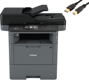 brother mfc-l68 00dw all-in-one wireless monochrome laser printer, print copy scan fax, multifunction, mobile printing & scanning, duplex print, pcm