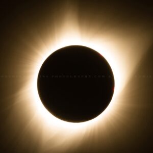 Celestial Photography Print (Not Framed) Picture of Total Solar Eclipse at Totality Sun Moon Wall Art Science Nature Decor (5" x 7")