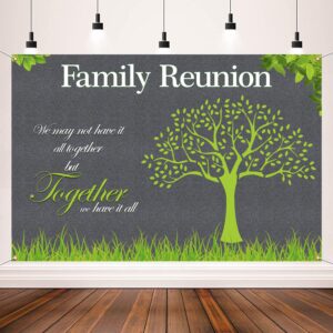 family reunion 6 x 4 ft backdrop we are family banner family tree photo booth props family background for housewarming adoption family gathering party decorations