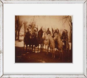 infinite photographs photo: chief,little plume,buckskin charley,geronimo,quanah parker,hllow horn bear,c1900