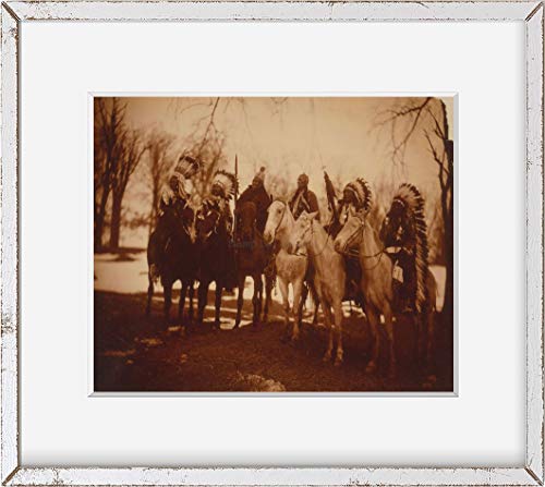 INFINITE PHOTOGRAPHS Photo: Chief,Little Plume,Buckskin Charley,Geronimo,Quanah Parker,Hllow Horn Bear,c1900