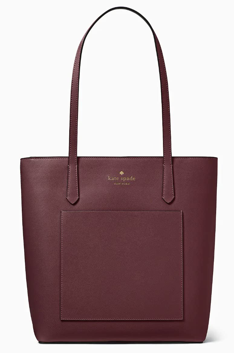 Kate Spade New York Daily Leather Tote (Deep Berry)