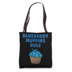 blueberry muffins cute blueberries eater berry lover graphic tote bag