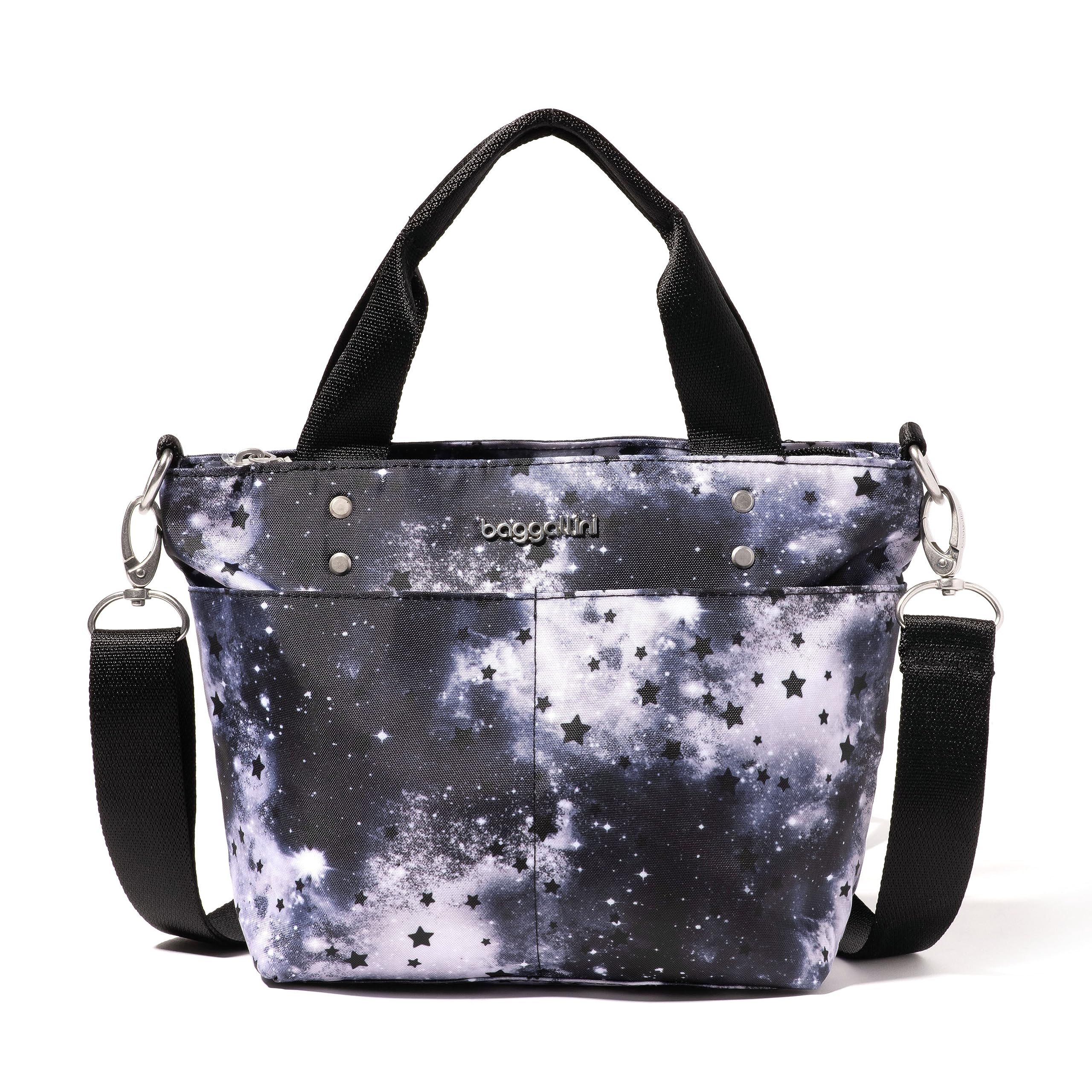 Baggallini Women's Mini Carryall Tote, Night Sky, One Size