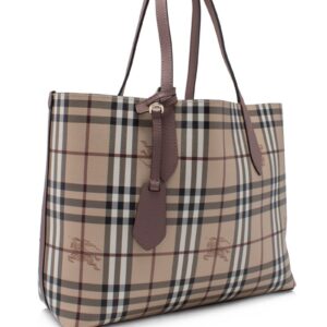 Burberry Medium Reversible Leather Tote- Light Elderberry