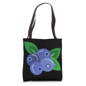 blueberry lover blueberries eater berry graphic tote bag