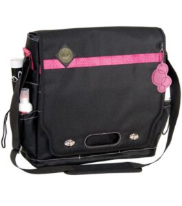 advantus tote, ally cool! shoulder bag, wild berry and black