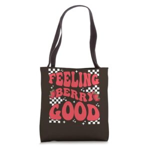 berry strawberry lover - feeling berry good tote bag