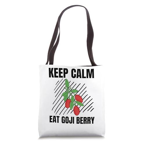 Keep Calm Eat Goji Berry Vintage Grunge Goji Berry Lover Tote Bag