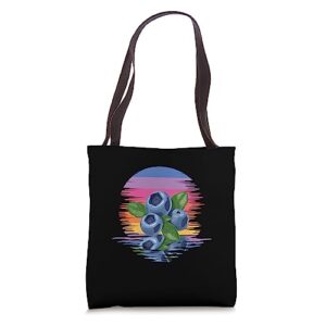 vintage blueberry | berry blueberries | berries lover tote bag