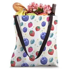 Cool Berry Pattern Tote Bag