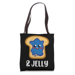 blueberry and jelly blueberries eater berry lover graphic tote bag