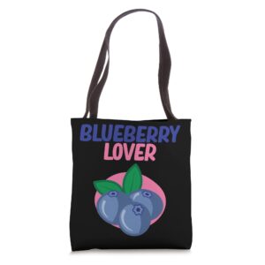 blueberry lover cute blueberries eater berry graphic tote bag