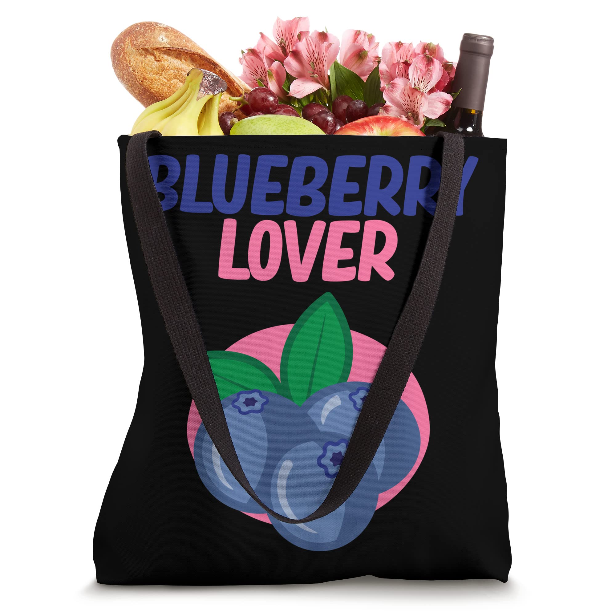 Blueberry Lover Cute Blueberries Eater Berry Graphic Tote Bag