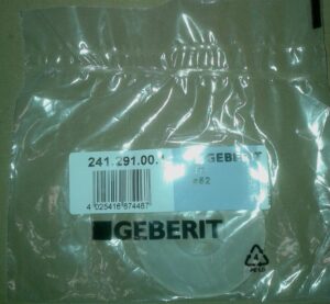 geberit series 241.291.00.1 seal for campana d 525 x 195 mm.