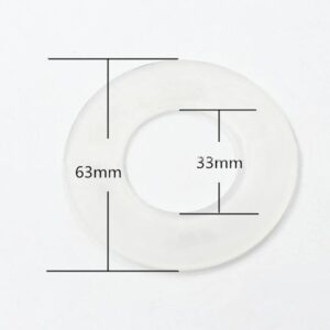 5pcs Seal Washer for Geberit Silicone Rubber Flush Valve Seal Washer Diaphragm 816.418.00.1