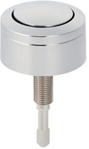 geberit - push button for geberit 280 series discharge mechanism, interrum pible discharge: bright chrome (241.820.21.1)