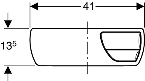 Geberit lid to 240,425,11.1 for Wall Mounted Cistern, 240425111