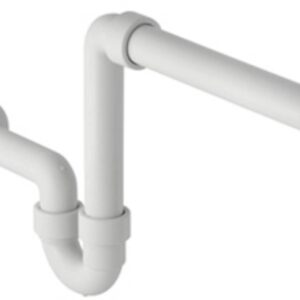 Geberit Space-saving siphon 11/2 "x 40 mm 151.107.11.1,Weiß