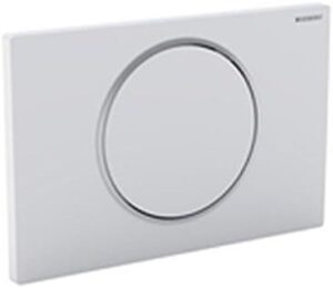 geberit sigma10 single flush wc wall plate - matt/gloss/brushed stainless steel