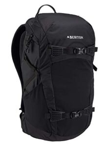 burton day hiker 31 l backpack day bag, true black ripstop