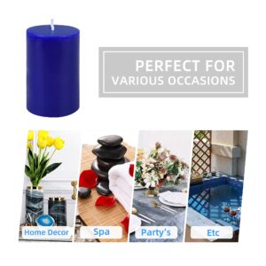 Jeco “2” Diameter by 3” Blue Pillar Candle,CPZ-2306