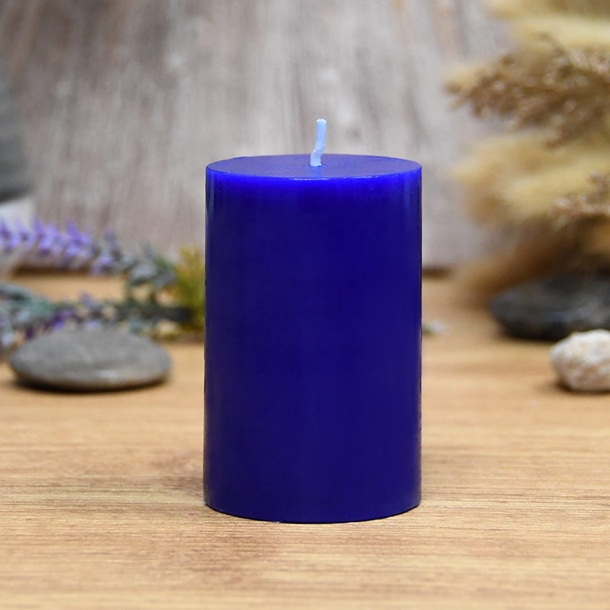 Jeco “2” Diameter by 3” Blue Pillar Candle,CPZ-2306