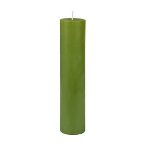 2 x 9 Sage Green Pillar Candle