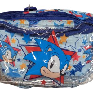 Sonic Boys Fanny Bag Belt Bag Kids Phone Pouch Waist Bag With Dual Zipper Pockets