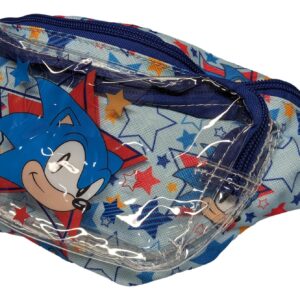 Sonic Boys Fanny Bag Belt Bag Kids Phone Pouch Waist Bag With Dual Zipper Pockets