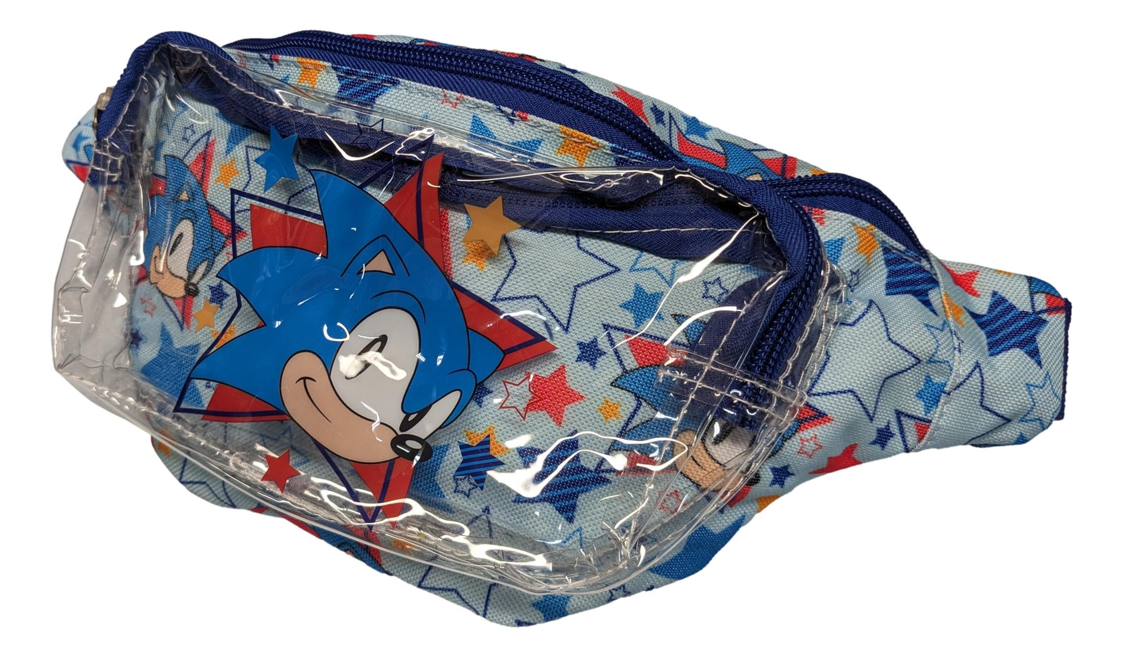 Sonic Boys Fanny Bag Belt Bag Kids Phone Pouch Waist Bag With Dual Zipper Pockets